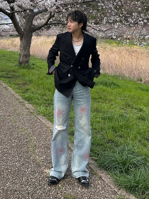 ryusei｜FORSOMEONEのテーラードジャケットを使ったコーディネート - WEAR