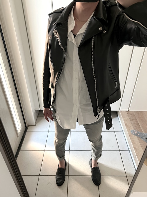 kngy｜schottのライダースジャケットを使ったコーディネート - WEAR
