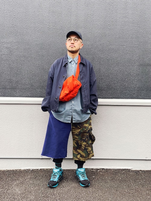 FUNA｜A.P.C.のキャップを使ったコーディネート - WEAR