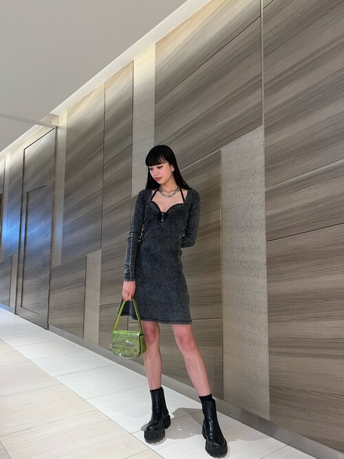 RINONNO(DIESEL GINZA SIX)｜DIESELのワンピースを使ったコーディネート - WEAR