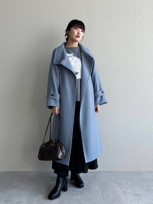あんず(mysty woman 本部)｜mysty womanのチェスターコートを使ったコーディネート - WEAR