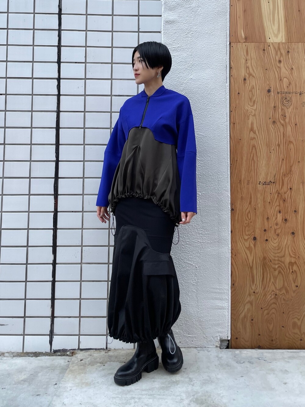 IKUE（UN3D．）｜UN3D.のブルゾンを使ったコーディネート - WEAR