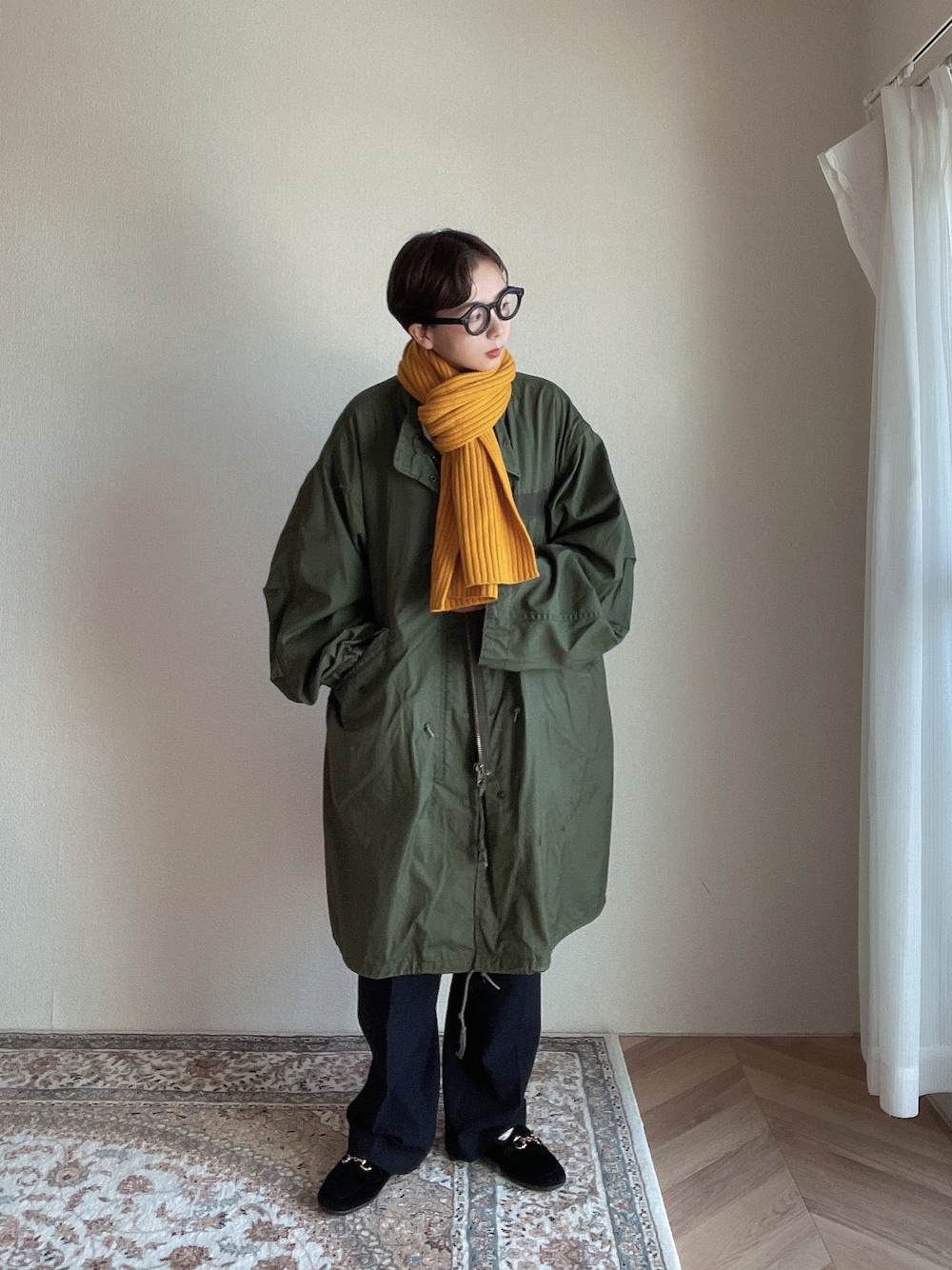 kinoko.｜green label relaxingのマフラーを使ったコーディネート - WEAR