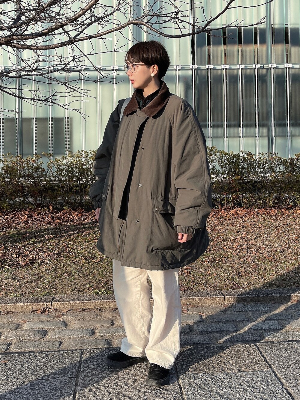 kinoko.｜green label relaxingのその他アウターを使ったコーディネート - WEAR