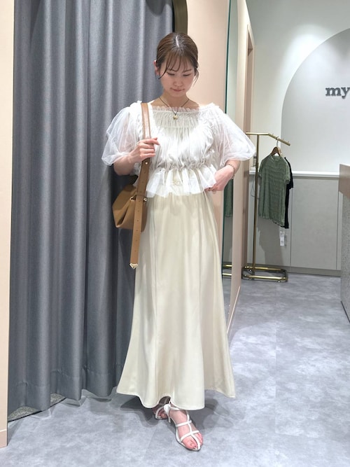 エリンギ(mysty woman ヘップファイブ店)｜mysty womanのショルダーバッグを使ったコーディネート - WEAR