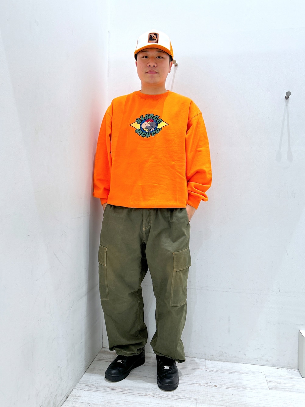 田中翔太郎( XLARGE /X-girl ららぽーと横浜（XLARGE）)｜XLARGEのキャップを使ったコーディネート - WEAR
