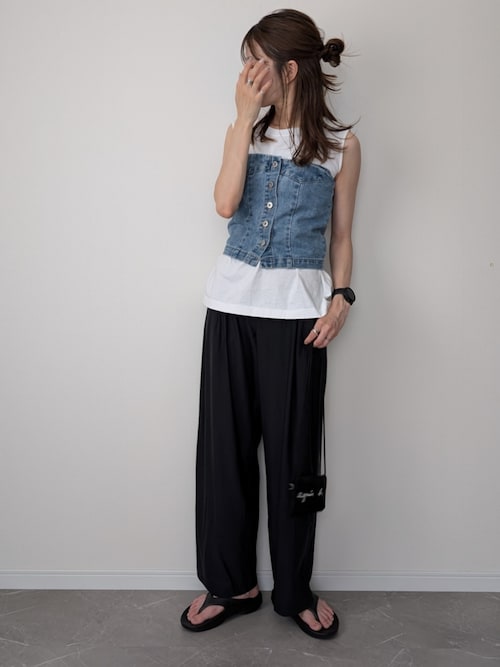 HAL｜select MOCAのチューブトップを使ったコーディネート - WEAR