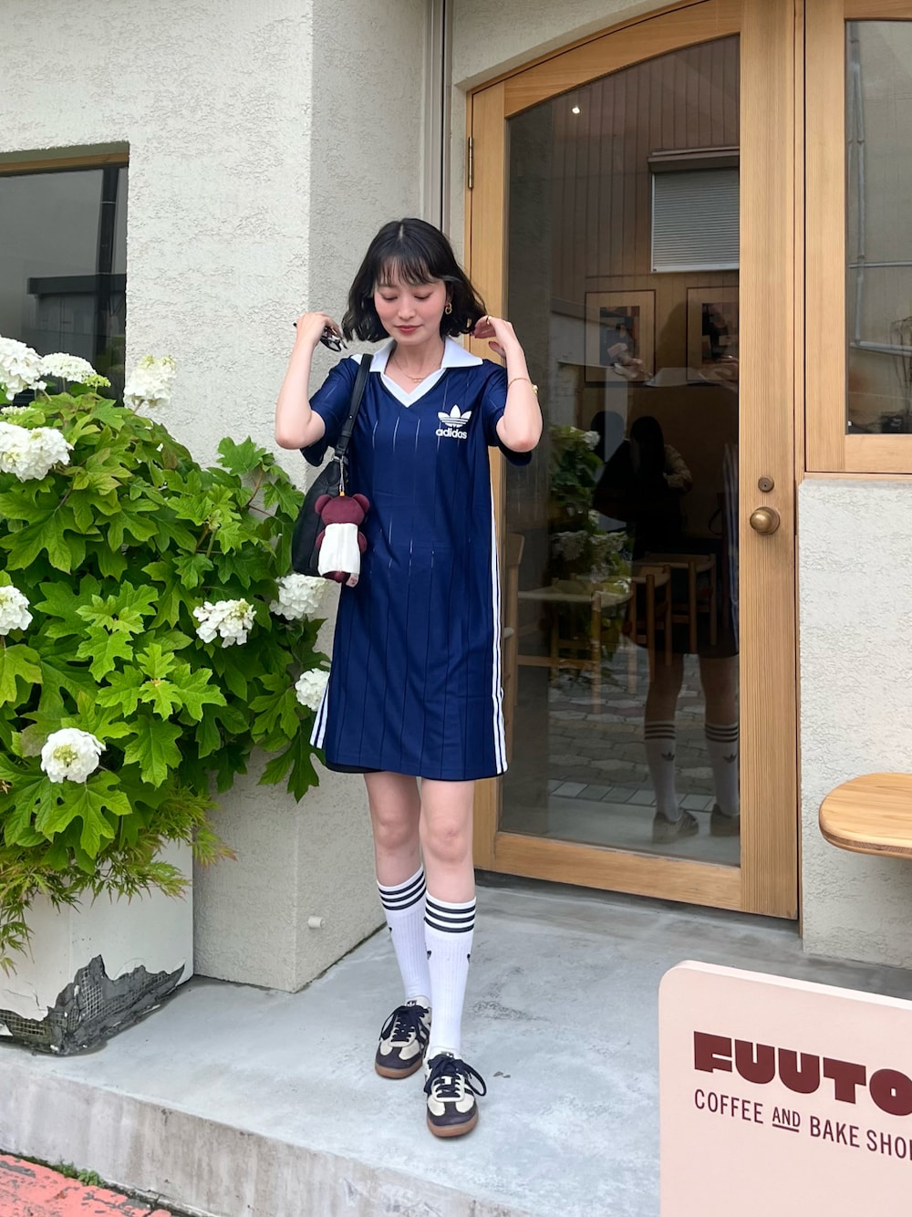 吉田南歩｜adidasのワンピースを使ったコーディネート - WEAR