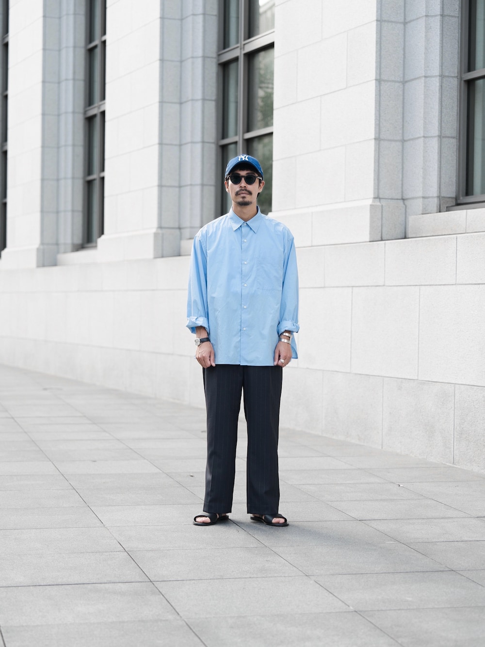 minimal +α｜Tangentのスラックスを使ったコーディネート - WEAR