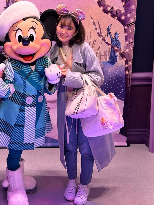 あんもちゃん🍒｜GUのデニムパンツを使ったコーディネート - WEAR