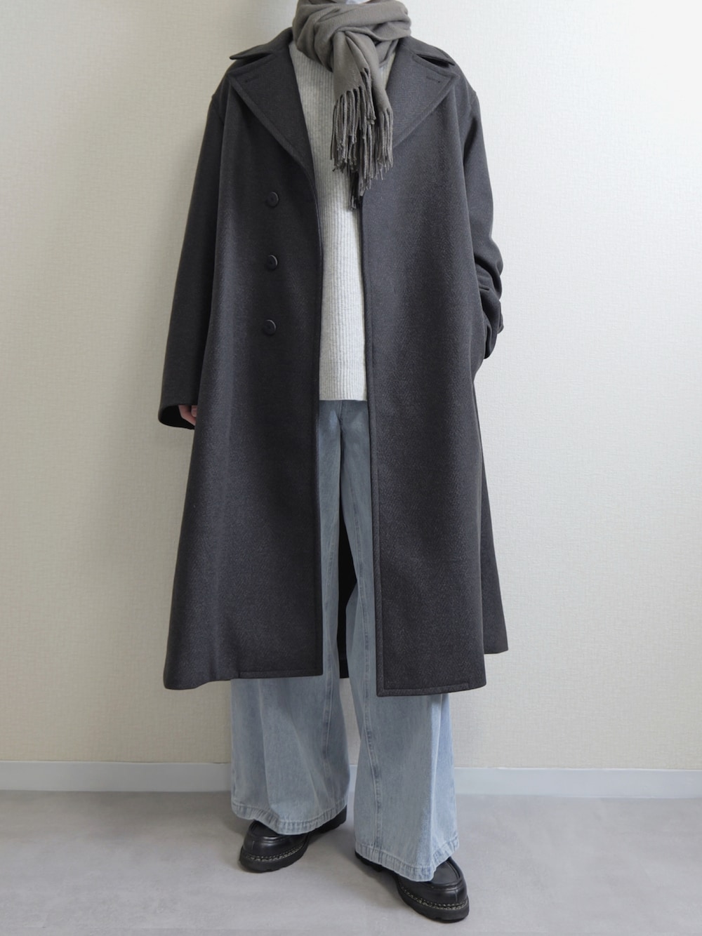 DAISUKE.｜WYM LIDNMのチェスターコートを使ったコーディネート - WEAR