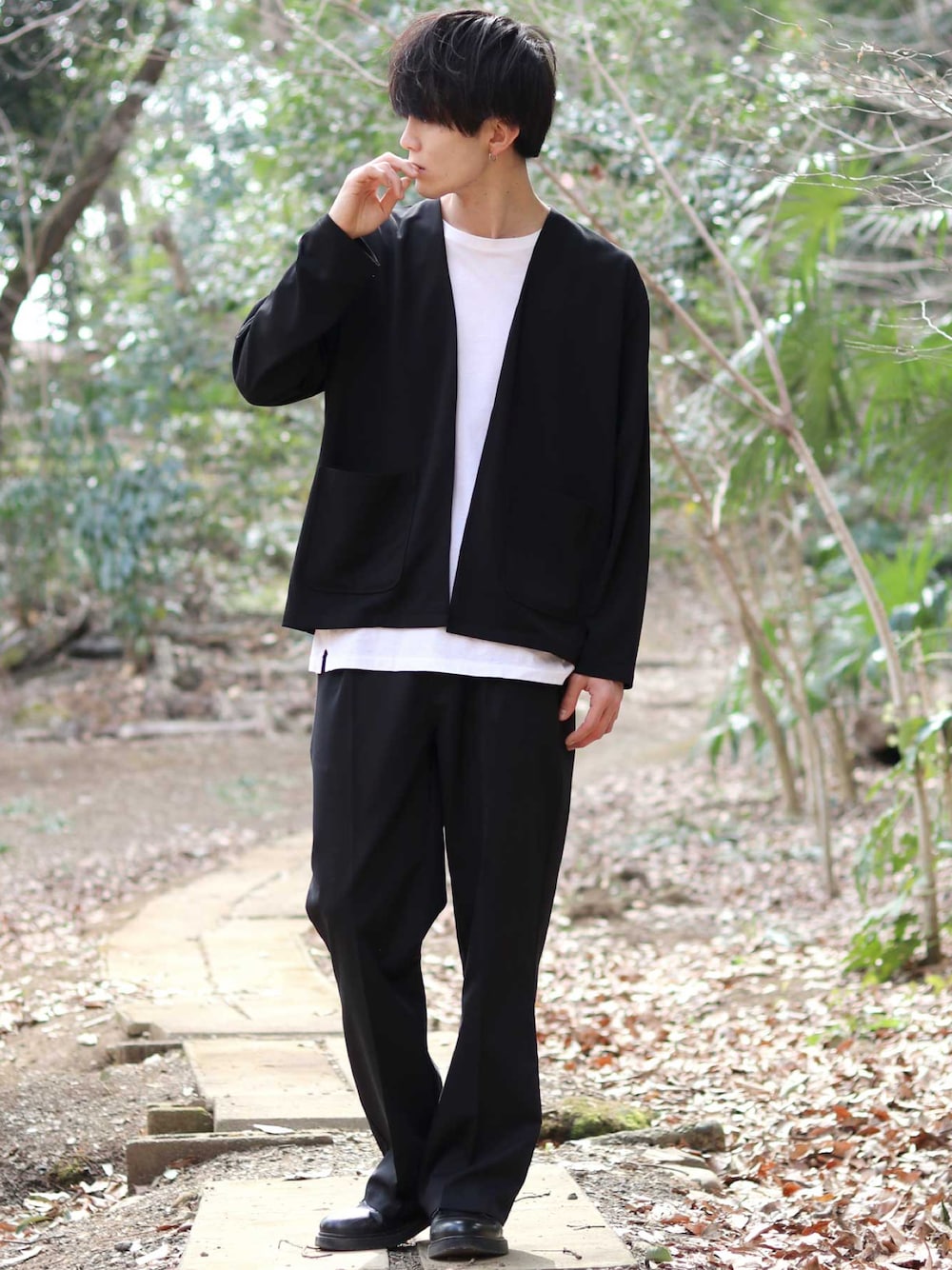 狩野 博文｜SITRYのノーカラージャケットを使ったコーディネート - WEAR