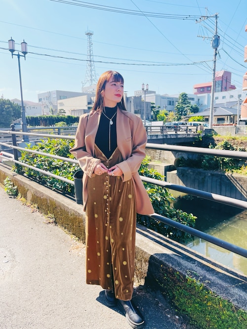 スザンヌ｜AMERIのノーカラージャケットを使ったコーディネート - WEAR