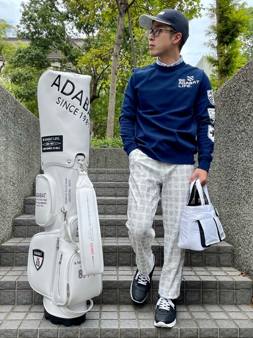 コウスケ(adabat)｜adabatのポロシャツを使ったコーディネート - WEAR
