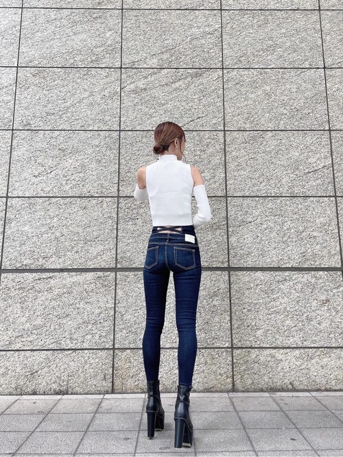 yumiko（GYDA）｜GYDAのデニムパンツを使ったコーディネート - WEAR