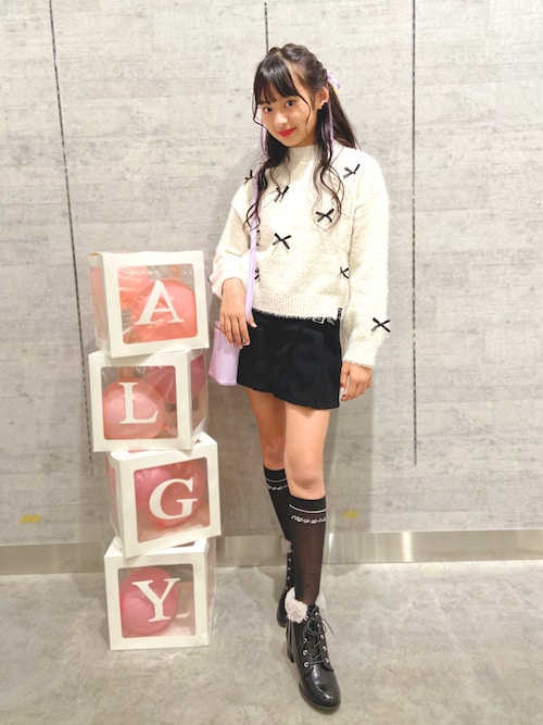 aya｜ALGYのニット/セーターを使ったコーディネート - WEAR