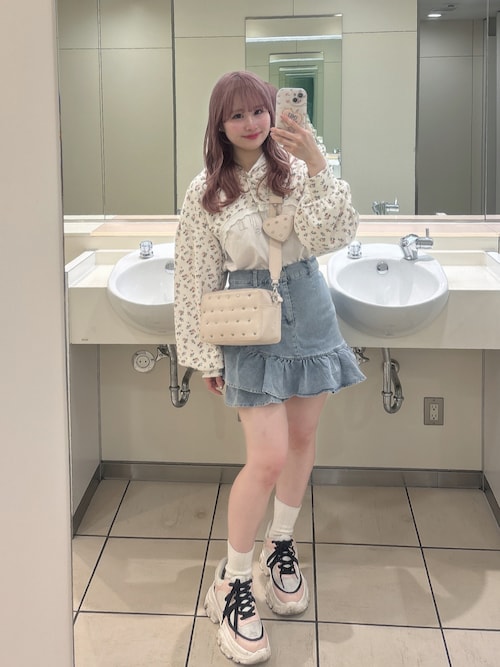 akane｜pumpkin portのデニムスカートを使ったコーディネート - WEAR