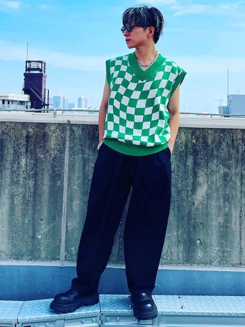 Mr.Okada｜スラックスを使ったコーディネート - WEAR