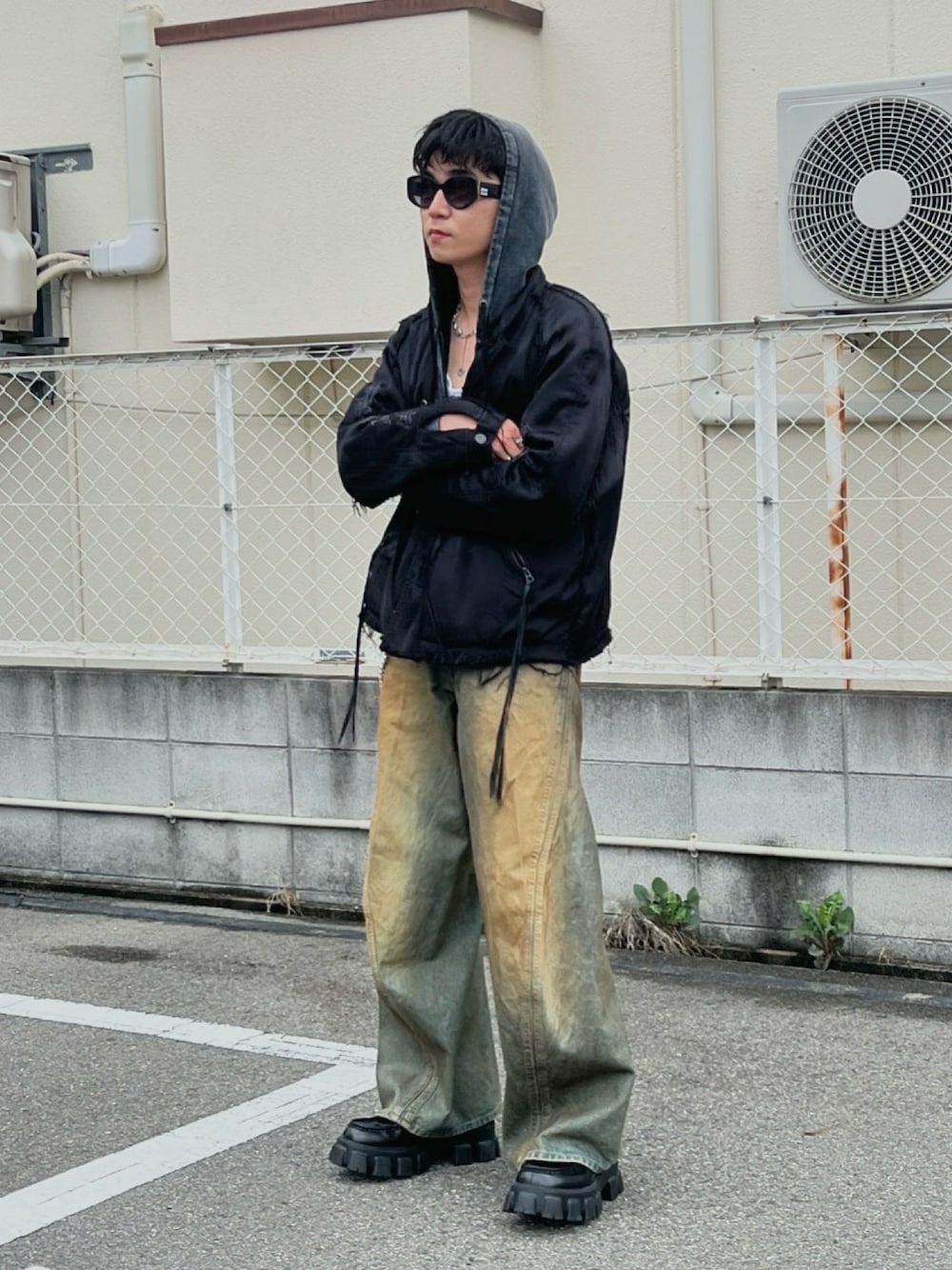 ksk｜NVRFRGTのデニムパンツを使ったコーディネート - WEAR