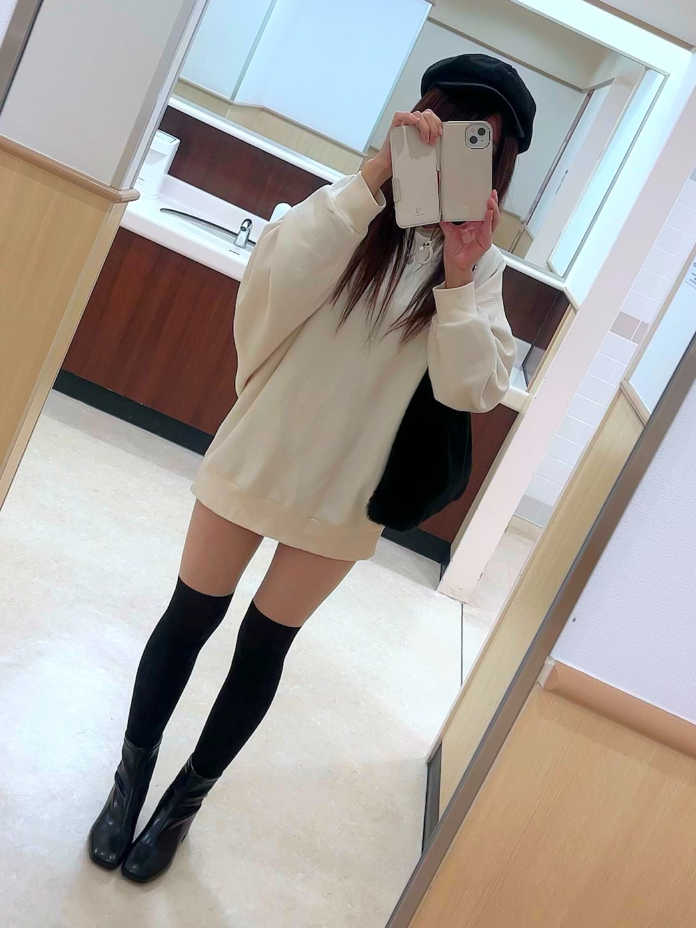 mii_cha♡｜SHEINのキャスケットを使ったコーディネート - WEAR