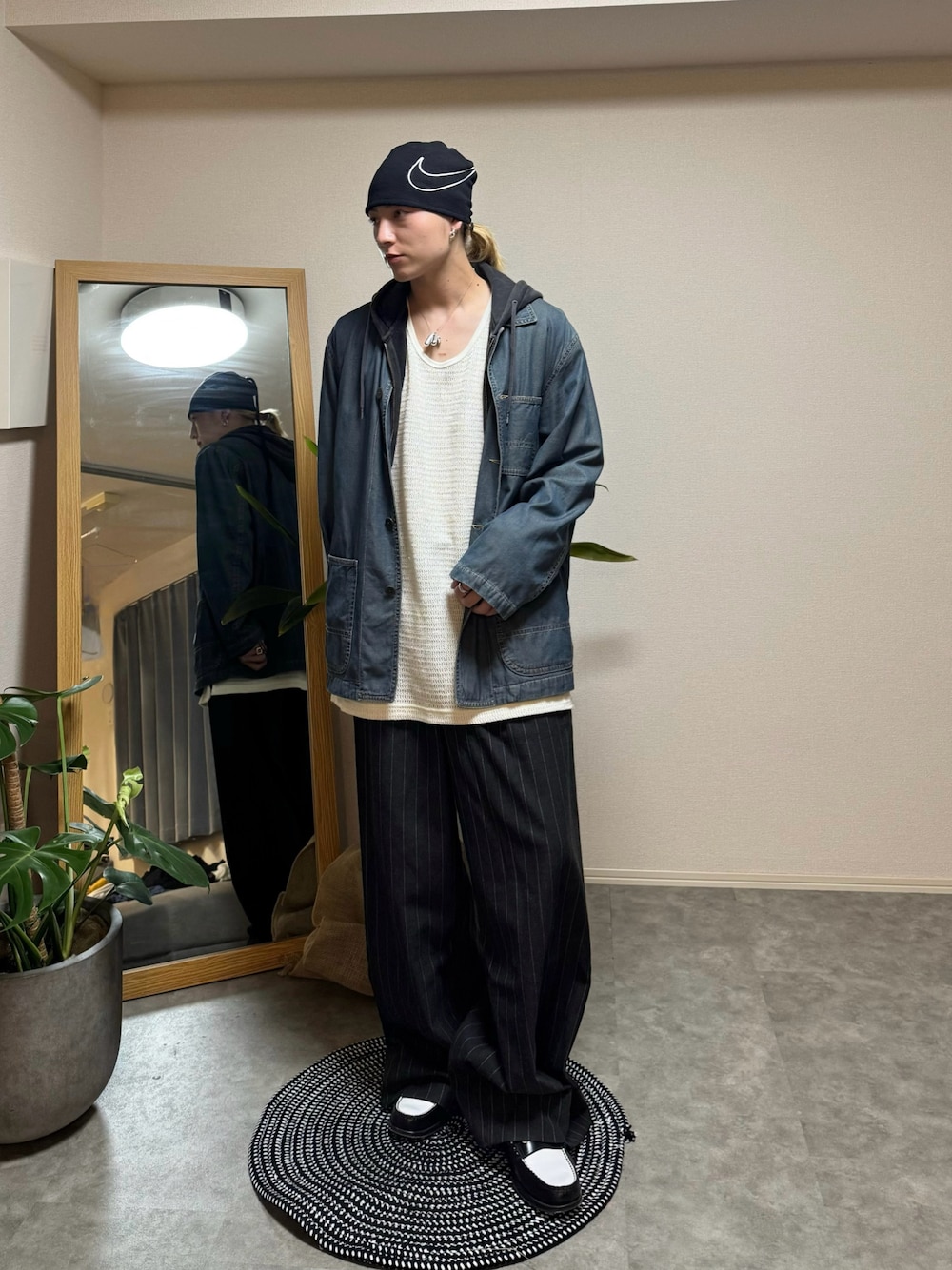 ken｜GUのスラックスを使ったコーディネート - WEAR