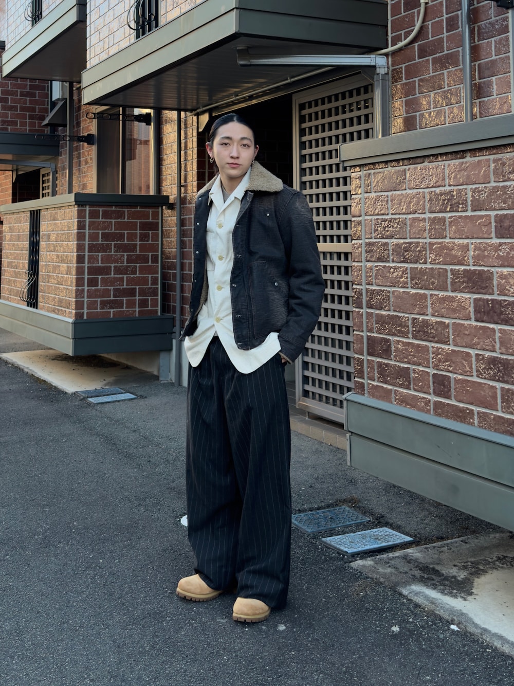 ken｜GUのスラックスを使ったコーディネート - WEAR