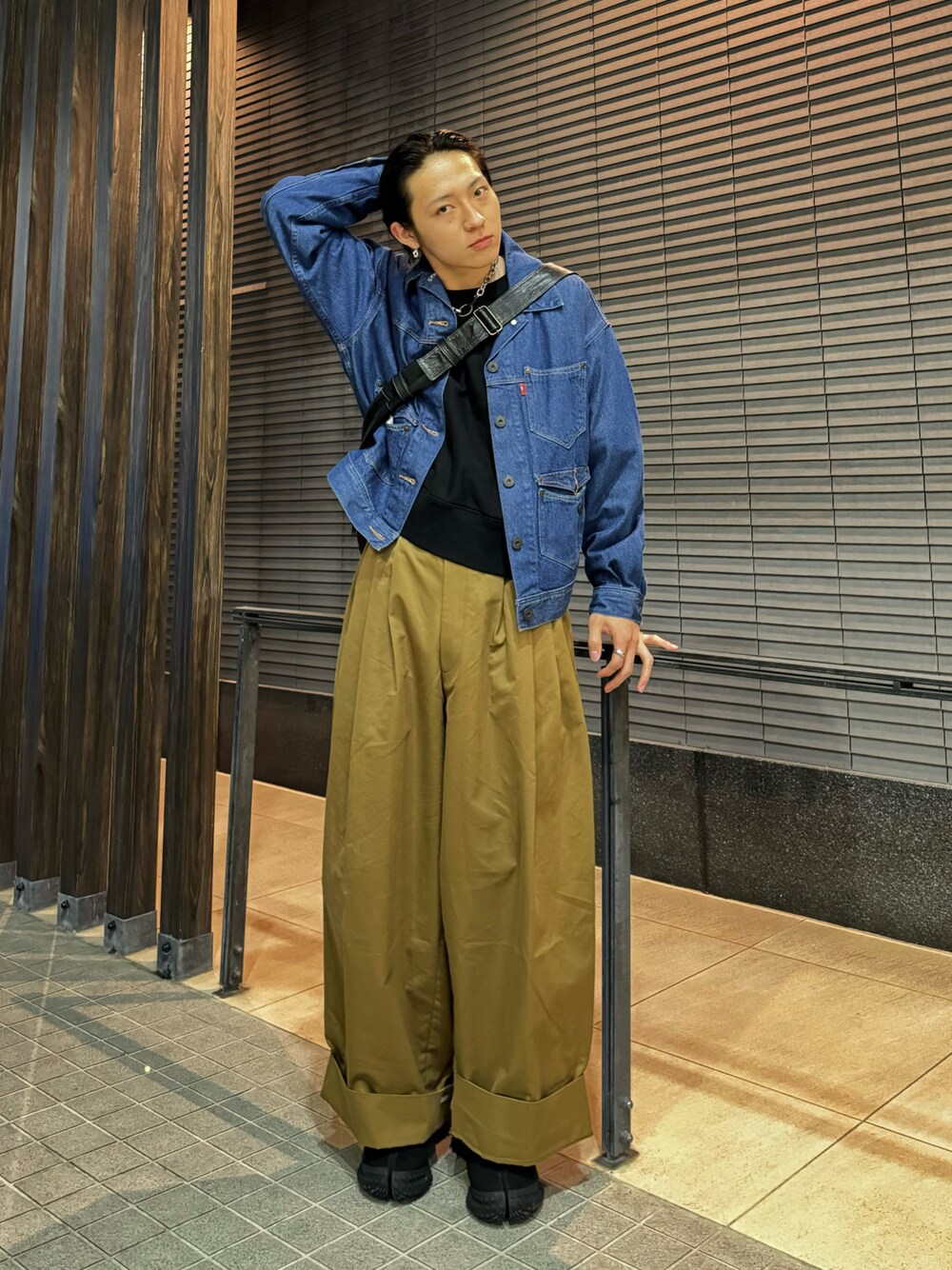 ken｜GUのスラックスを使ったコーディネート - WEAR