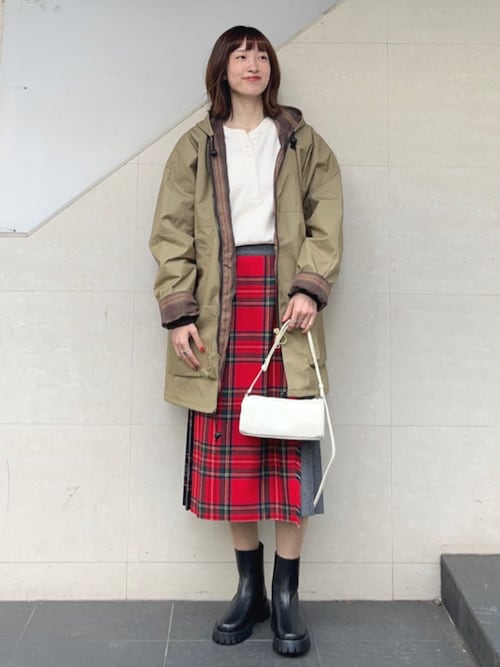 ONEIL OF DUBLIN: コンビ キルト チェック スカート 25AW（スカート