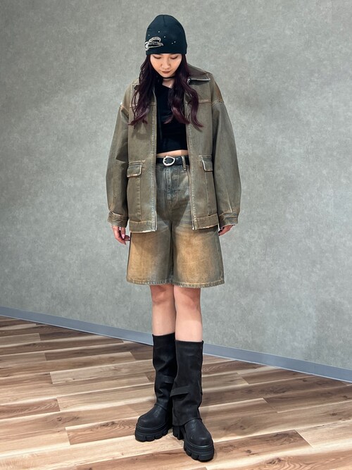 永田真弓(EMODA)｜EMODAのデニムパンツを使ったコーディネート - WEAR