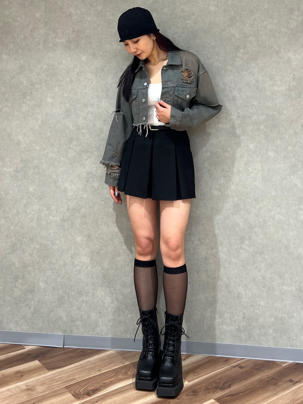 永田真弓(EMODA)｜EMODAのデニムジャケットを使ったコーディネート - WEAR