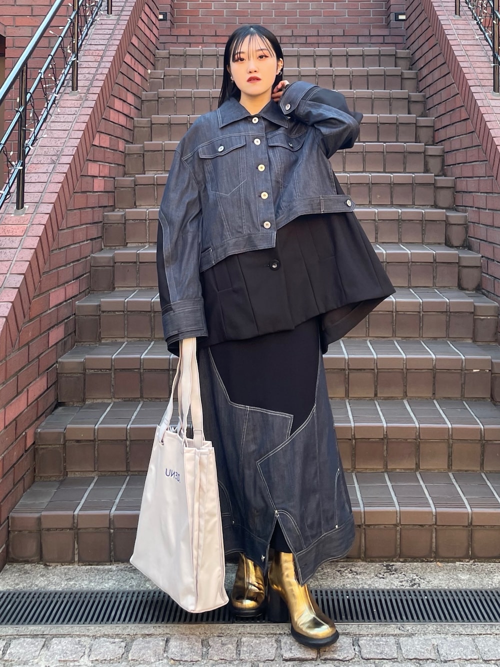 MINA(UN3D．)｜UN3D.のその他アウターを使ったコーディネート - WEAR