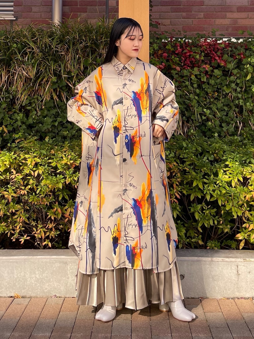 MINA(UN3D．)｜UN3D.のシャツワンピースを使ったコーディネート - WEAR