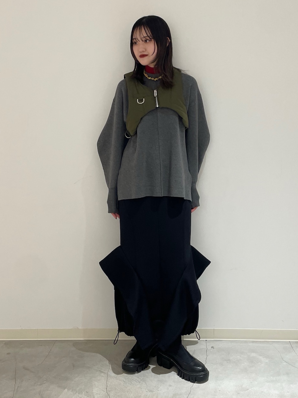 MINA(UN3D．)｜UN3D.のニット/セーターを使ったコーディネート - WEAR