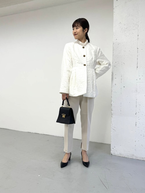 セール】F by ROSSO ジャガード中綿ジャケット（ダウンジャケット