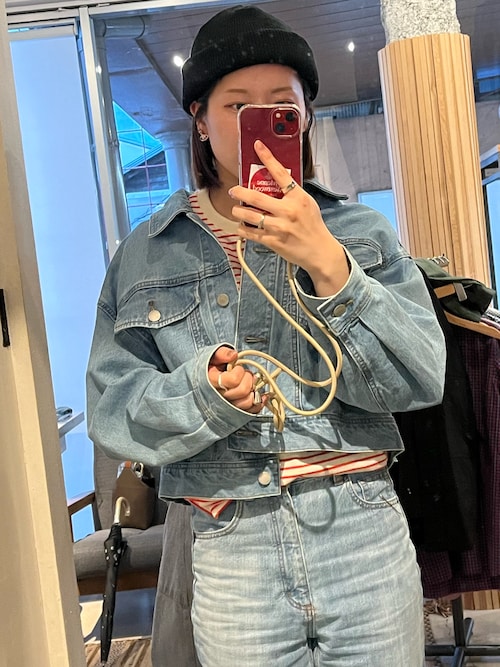 pon｜GUのデニムジャケットを使ったコーディネート - WEAR