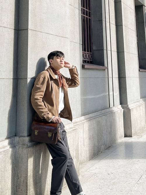 Harry Shing｜UNIQLOのネックウォーマー/スヌードを使ったコーディネート - WEAR