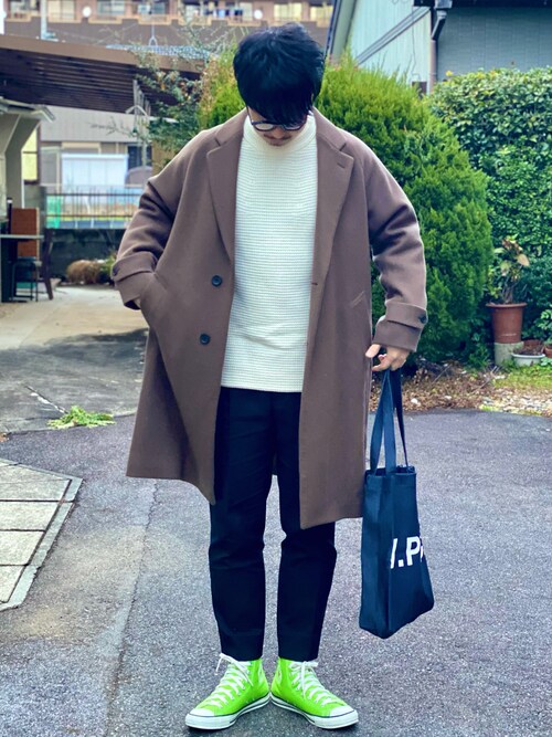 kei*｜green label relaxingのチェスターコートを使ったコーディネート - WEAR