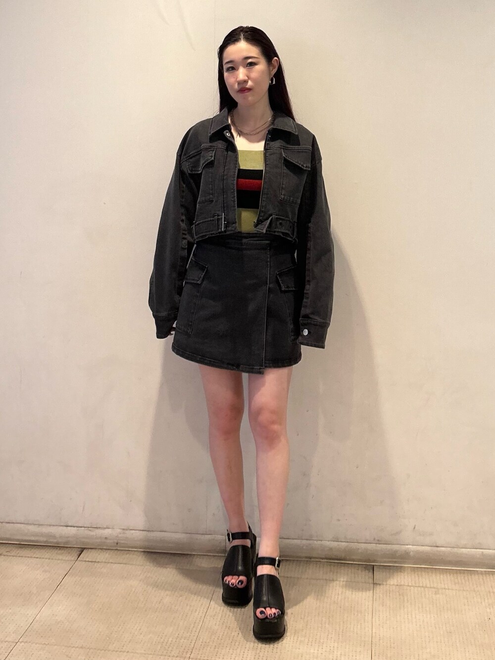 高村美紀(MURUA)｜MURUAのデニムジャケットを使ったコーディネート - WEAR