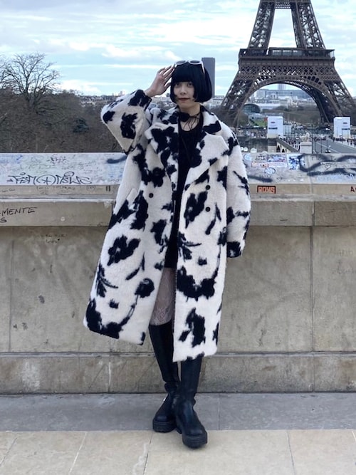 ecrum🐏｜Ameriのチェスターコートを使ったコーディネート - WEAR