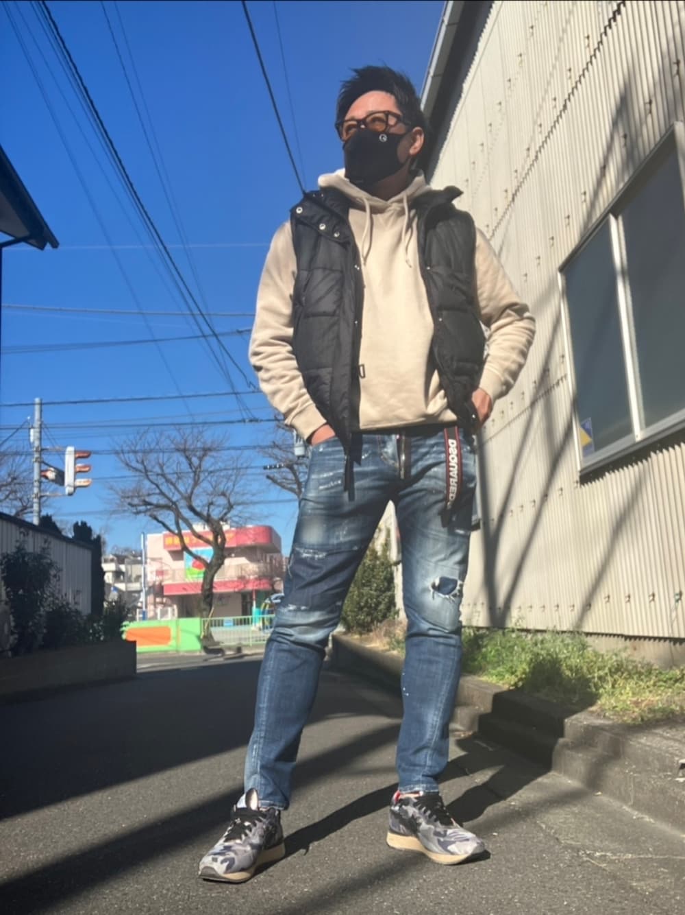 yoh｜G-STAR RAWのダウンベストを使ったコーディネート - WEAR