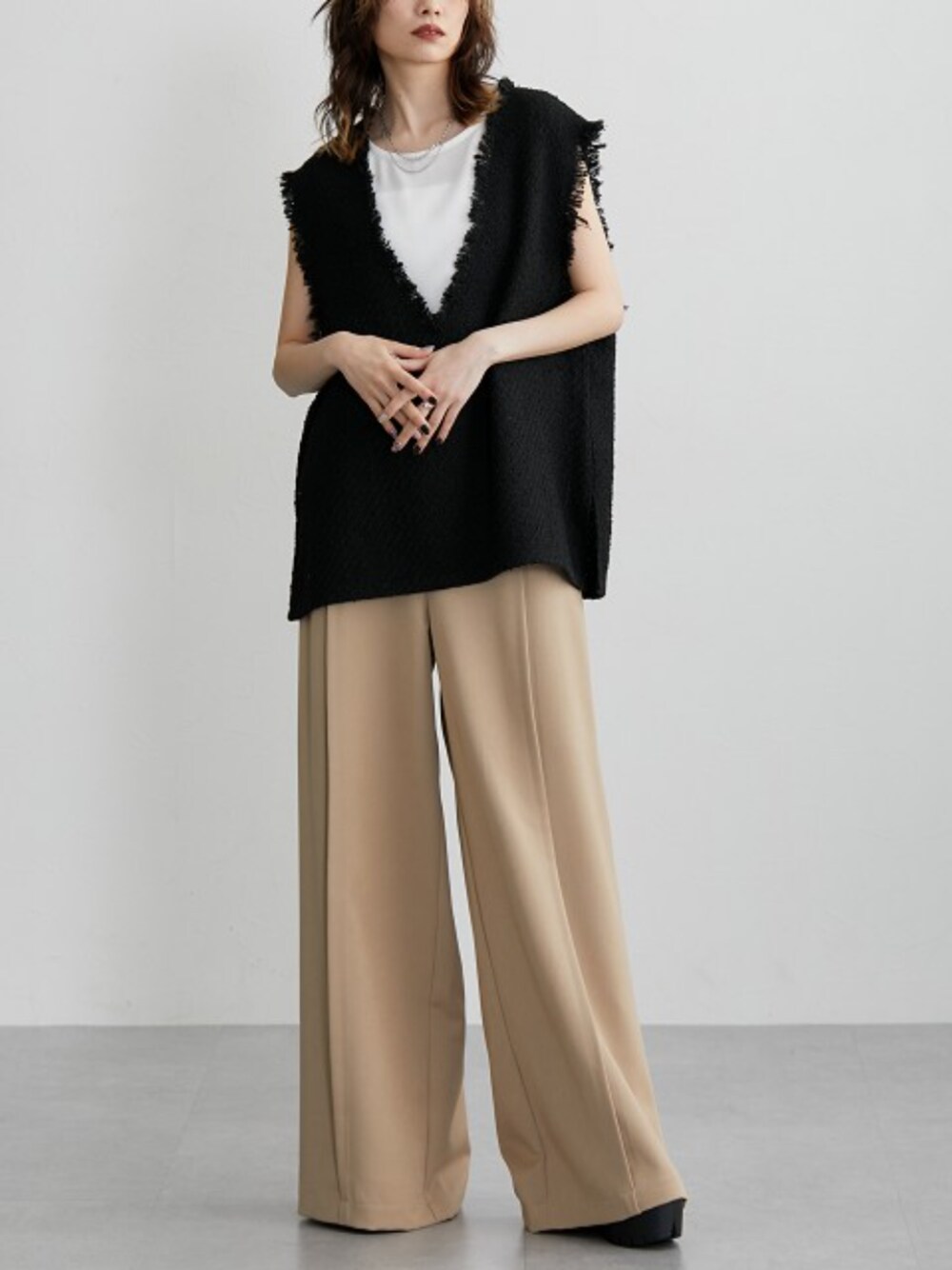 nissen Ladies Models(nissen本店models)｜Soiuniqueのキャミソールを使ったコーディネート - WEAR