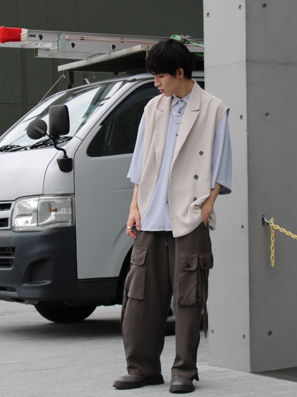 takuma｜shiki tokyoのベストを使ったコーディネート - WEAR