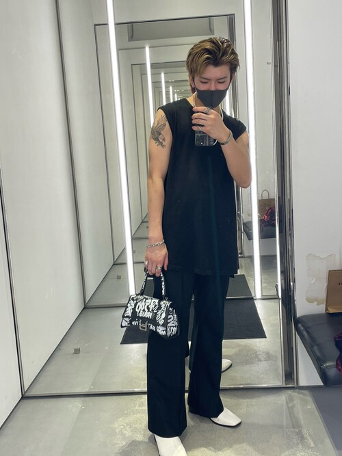 tatuki.omi｜Chikashitsu +のタンクトップを使ったコーディネート - WEAR