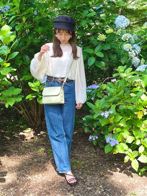 misat☺︎ ｜SENSE OF PLACE by URBAN RESEARCHのキャスケットを使ったコーディネート - WEAR