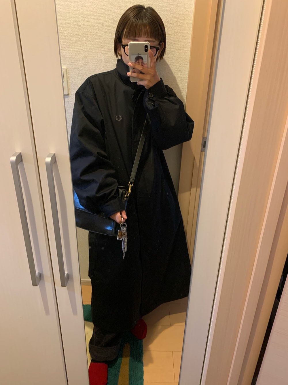 ﾏ ｵ ｜FRED PERRYのステンカラーコートを使ったコーディネート - WEAR