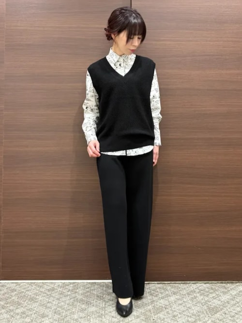 PEANUTS】ドローイングシャツカラーブラウス（シャツ/ブラウス