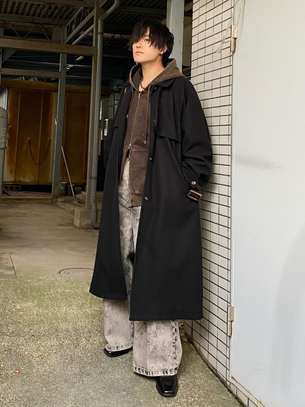 [ Ushio ]｜classicalelfのステンカラーコートを使ったコーディネート - WEAR