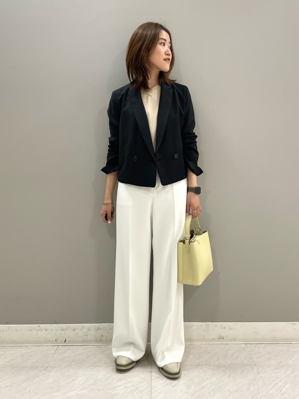 rii（INDIVI OFFICIAL）｜INDIVIのニット/セーターを使ったコーディネート - WEAR