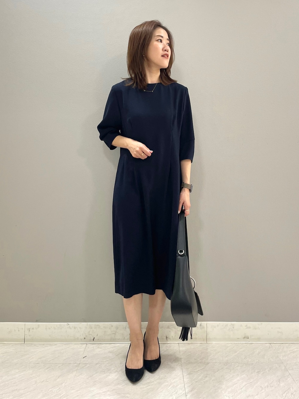 rii（INDIVI OFFICIAL）｜INDIVIのワンピースを使ったコーディネート - WEAR