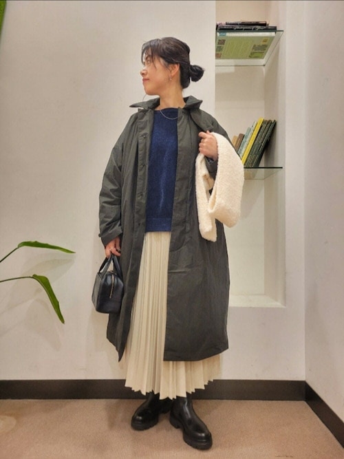 セール】『スタッフ企画』モールヤーンボートネックニット（ニット